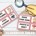 Classroom Rules and Direction Visuals for Kids. Pre-k, Preschool. Class ...
