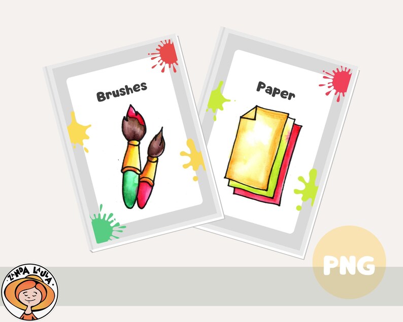 Art Center for Kids, Set of 24 Printable Classroom Labels, Instant ...