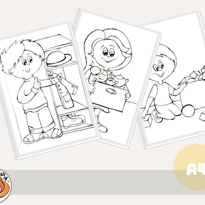 Classrom Rules Coloring Pages for Kids,10 Best Preschool Printables ...
