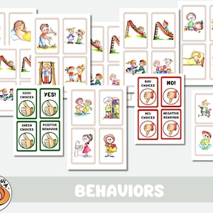 Behavior Sort, Good and Bad Choices, Positive and Negative Behavior ...