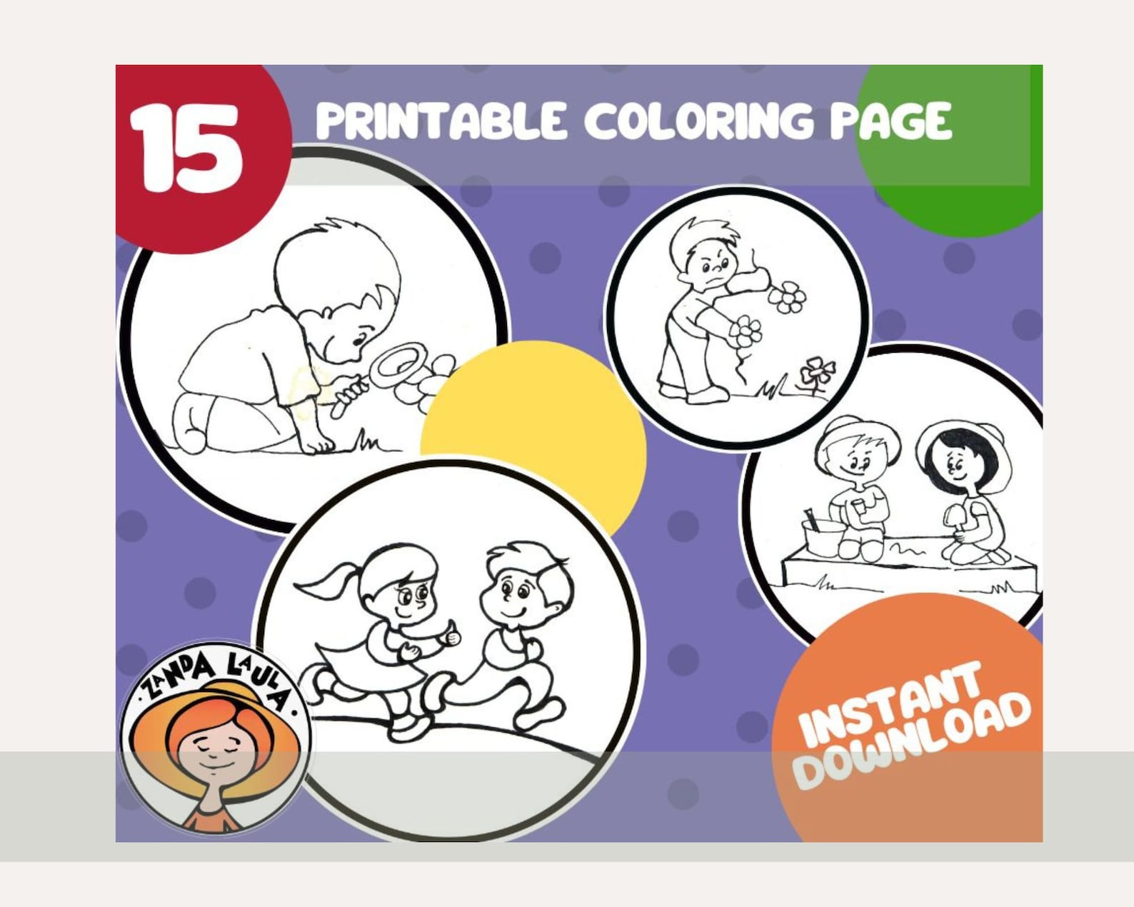 15 Coloring Page for Kids. Good and Bad Choices. Positive and Negative ...
