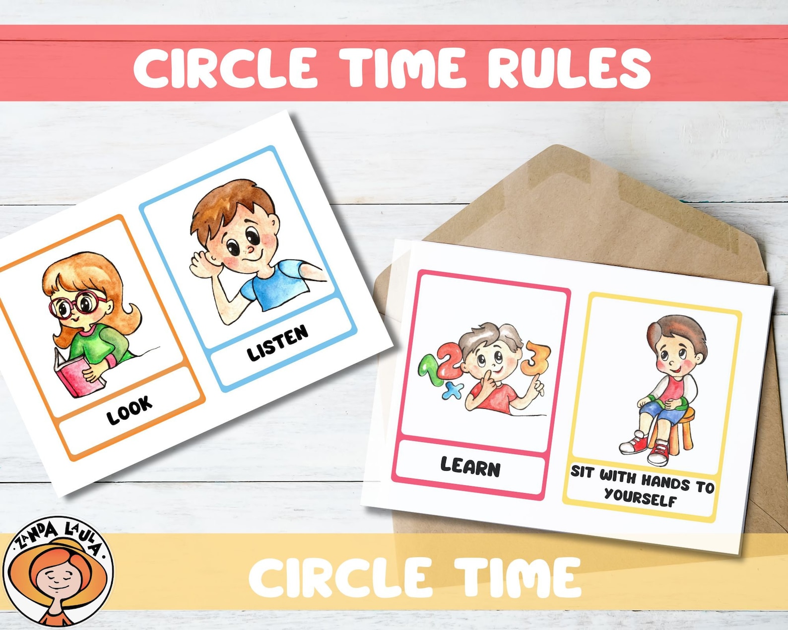 Circle Time Rules Poster: Classroom Social Emotional Learning (PDF) - Etsy