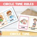 Circle Time Rules Poster: Classroom Social Emotional Learning (PDF) - Etsy
