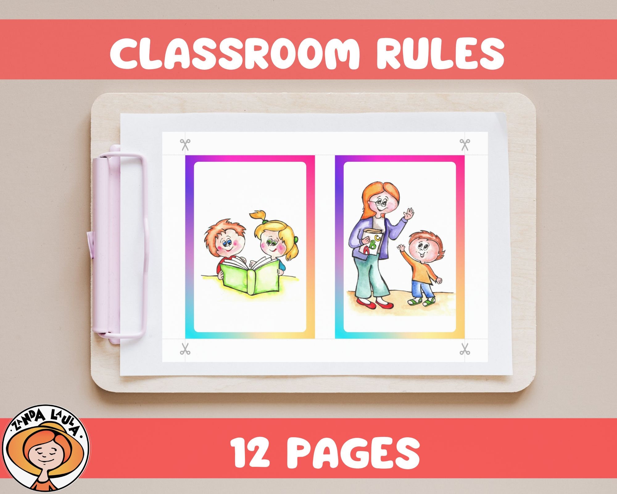 Classroom Rules Poster: Expectations & Behavior Chart (PDF) - Etsy