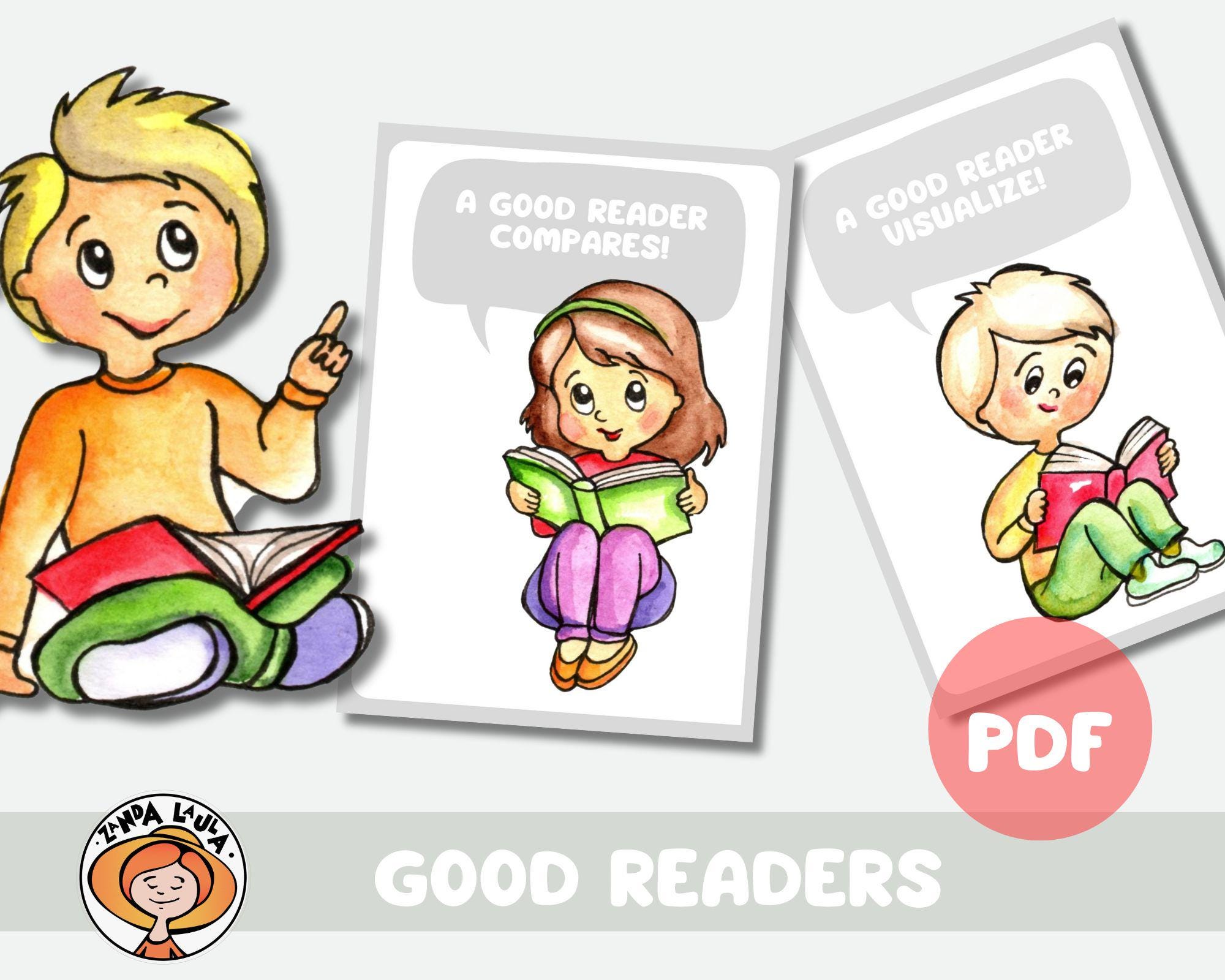 Preschool Beginning Readers. Kindergarten Good Reading Classroom Poster ...