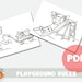 Playground Safety Rules: 12 Coloring Pages (PDF) - Etsy