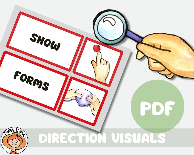 Classroom Rules and Direction Visuals for Kids. Pre-k, Preschool. Class ...