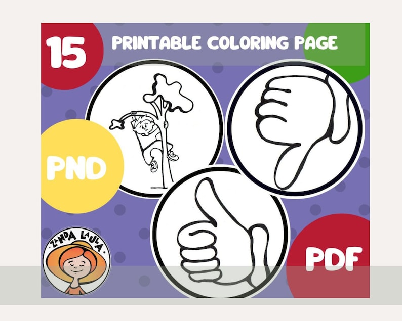 15 Coloring Page for Kids. Good and Bad Choices. Positive and Negative ...