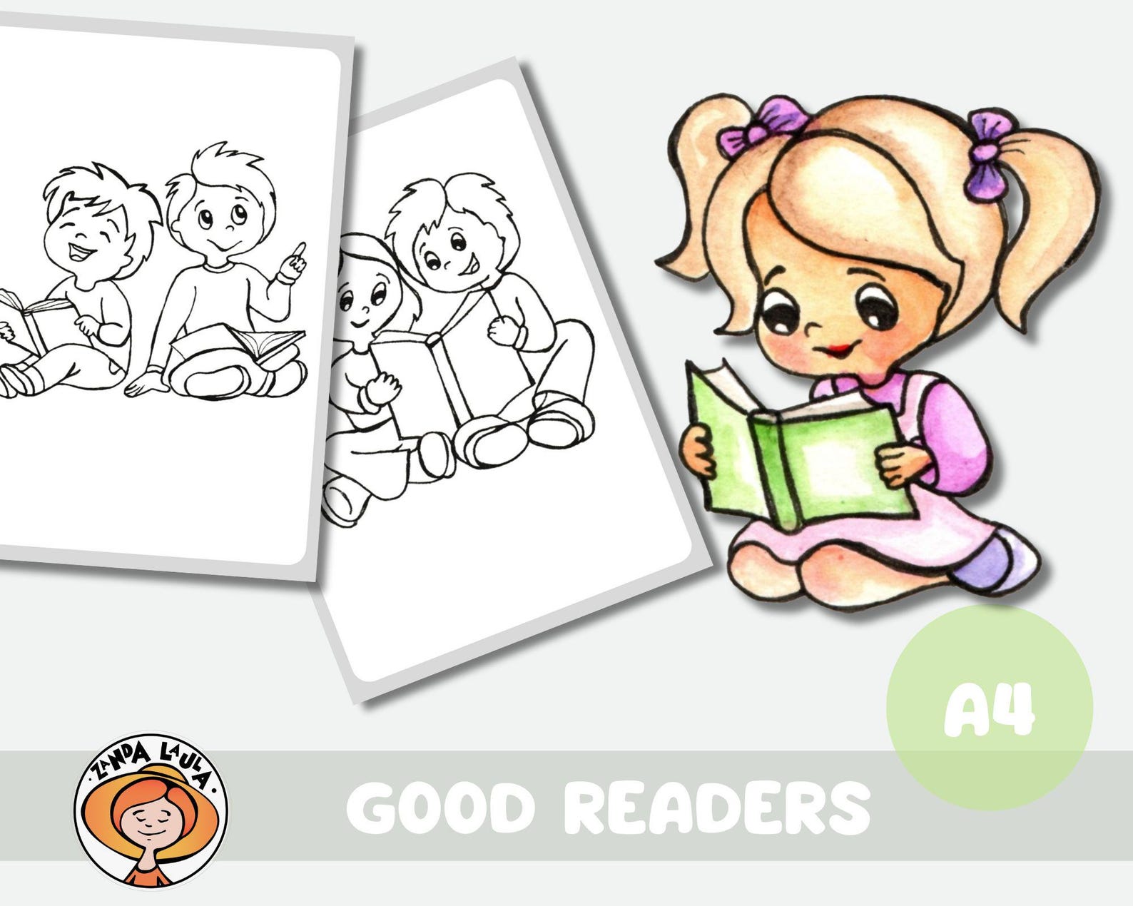 Preschool Beginning Readers. Kindergarten Good Reading Classroom Poster ...