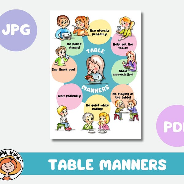 Table Manners - Etsy