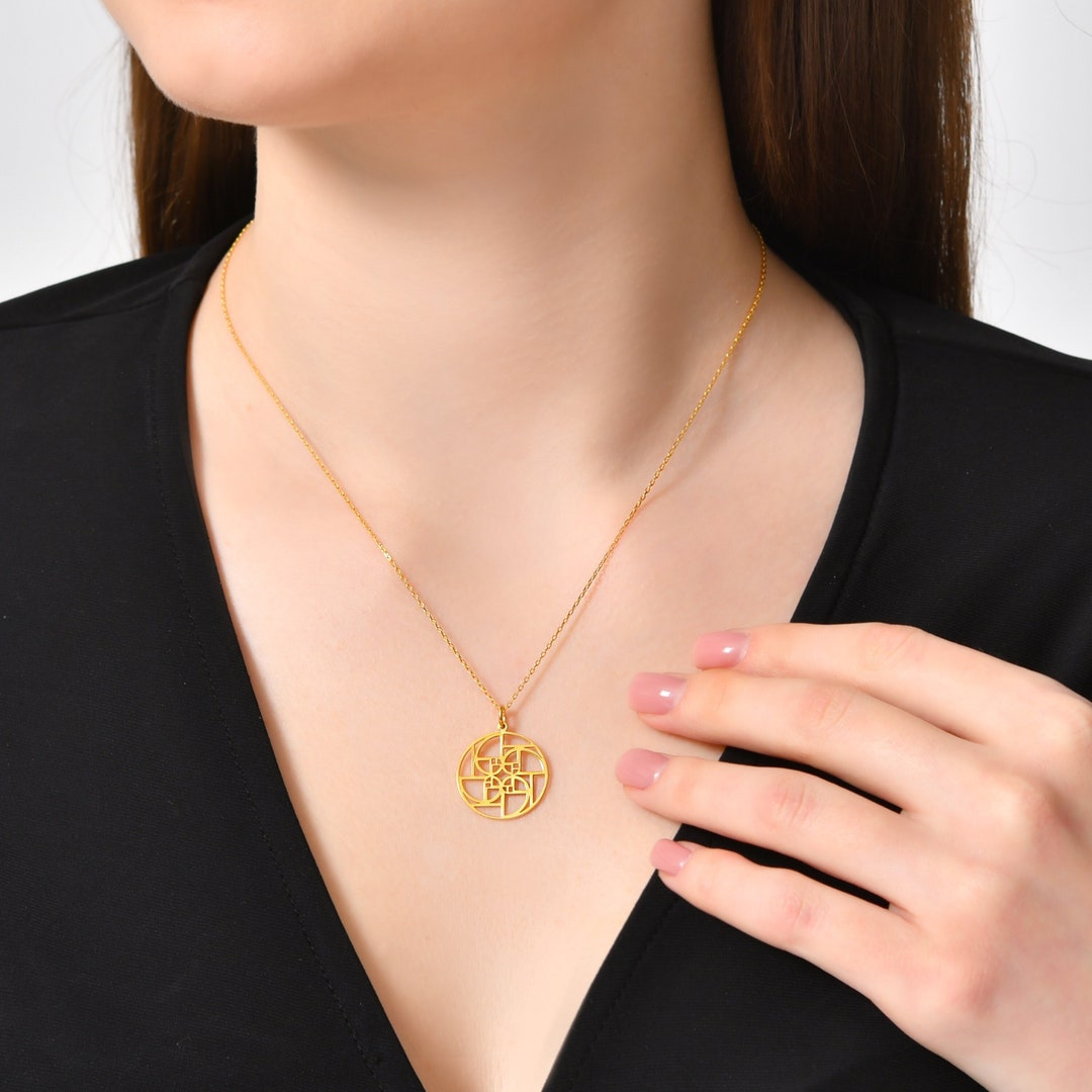 Fibonacci Swirl Necklace, Fibonacci Spiral, Golden Ratio, Golden ...