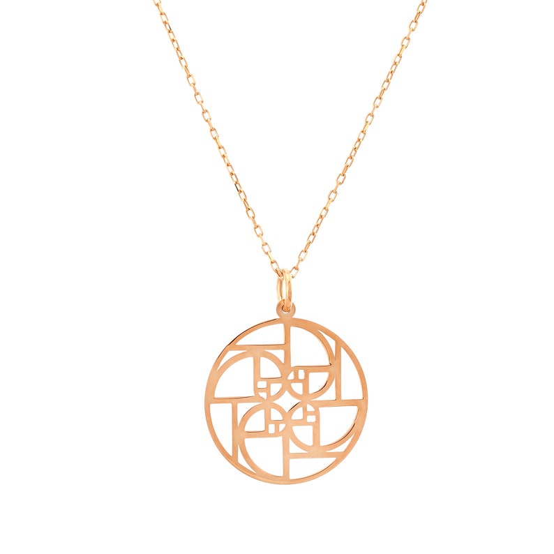 Fibonacci Swirl Necklace, Fibonacci Spiral, Golden Ratio, Golden ...