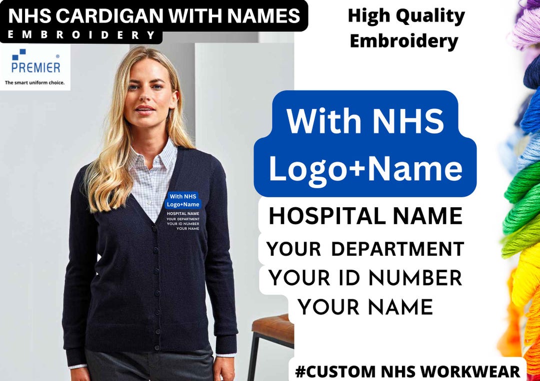 Nhs Cardigan / Rainbow Fleece NHS Rainbow Design UNIFORM / NHS ...