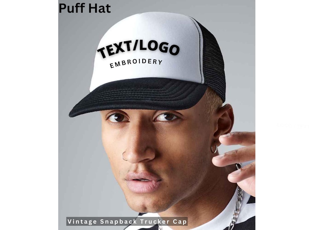 Custom Caps & Hats | Custom Embroidered Pufer Hats | Custom Logo Hats ...