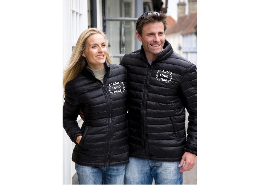 Personalized Embroidered Puffer Jacket, Custom Workwear Coat - Etsy