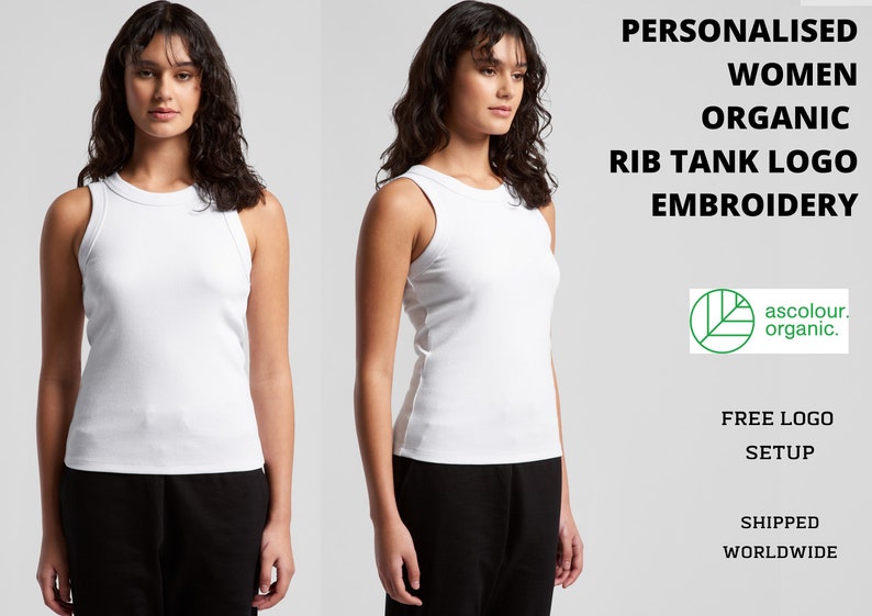 Womens Rib Tank Custom Rib Tanks Custom Womens Tshirt - Etsy