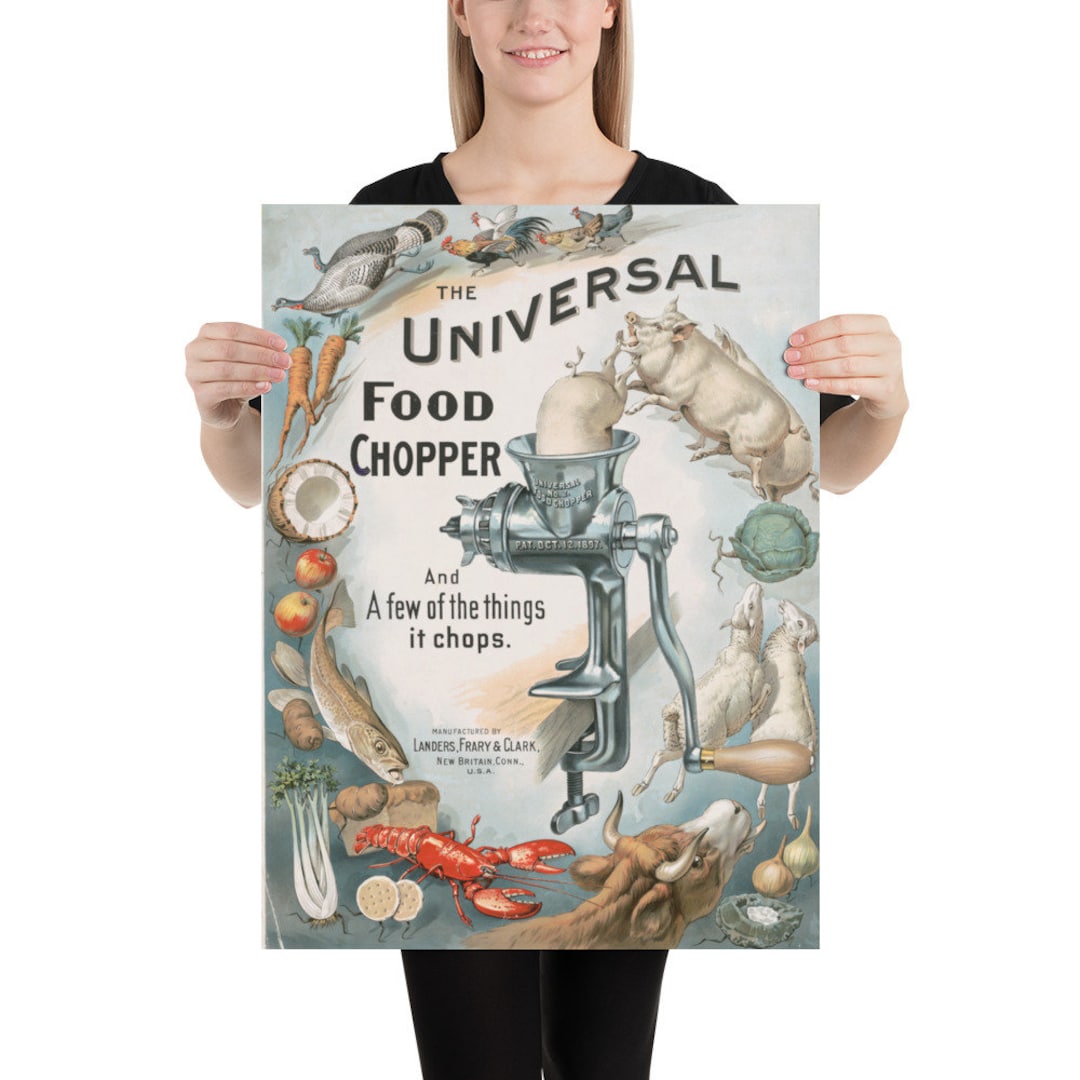 Universal Food Chopper Poster - Etsy