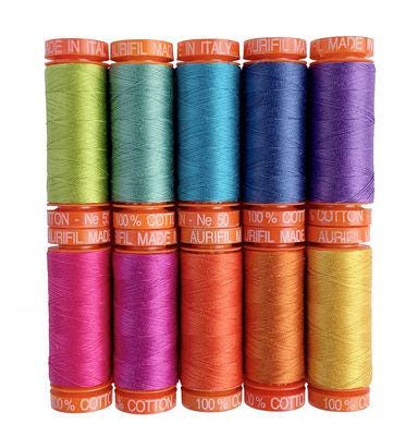 Tula Pink Dragon Breath Thread Set by Aurifil 50wt. Thread. - Etsy