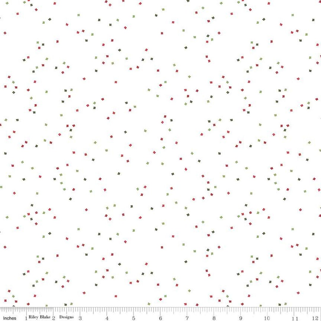 Riley Blake Blossom in Santa Claus by RBD - Premium Cotton - Sold in 1/ ...