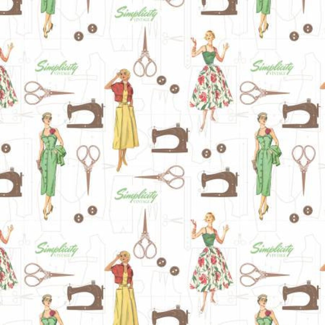 Organic Simplicity Vintage Pattern Pieces - Premium Organic Quilting ...