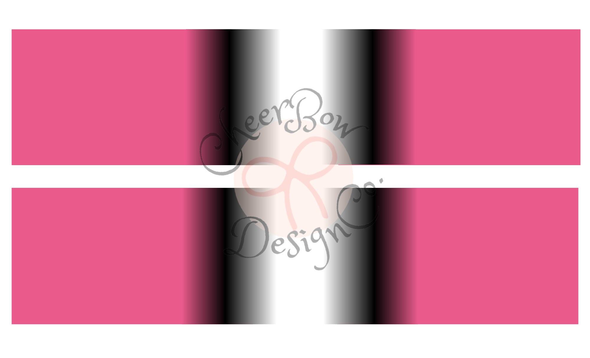 Two Color Center Ombre Sublimation Digital Download for 3" Tailless ...