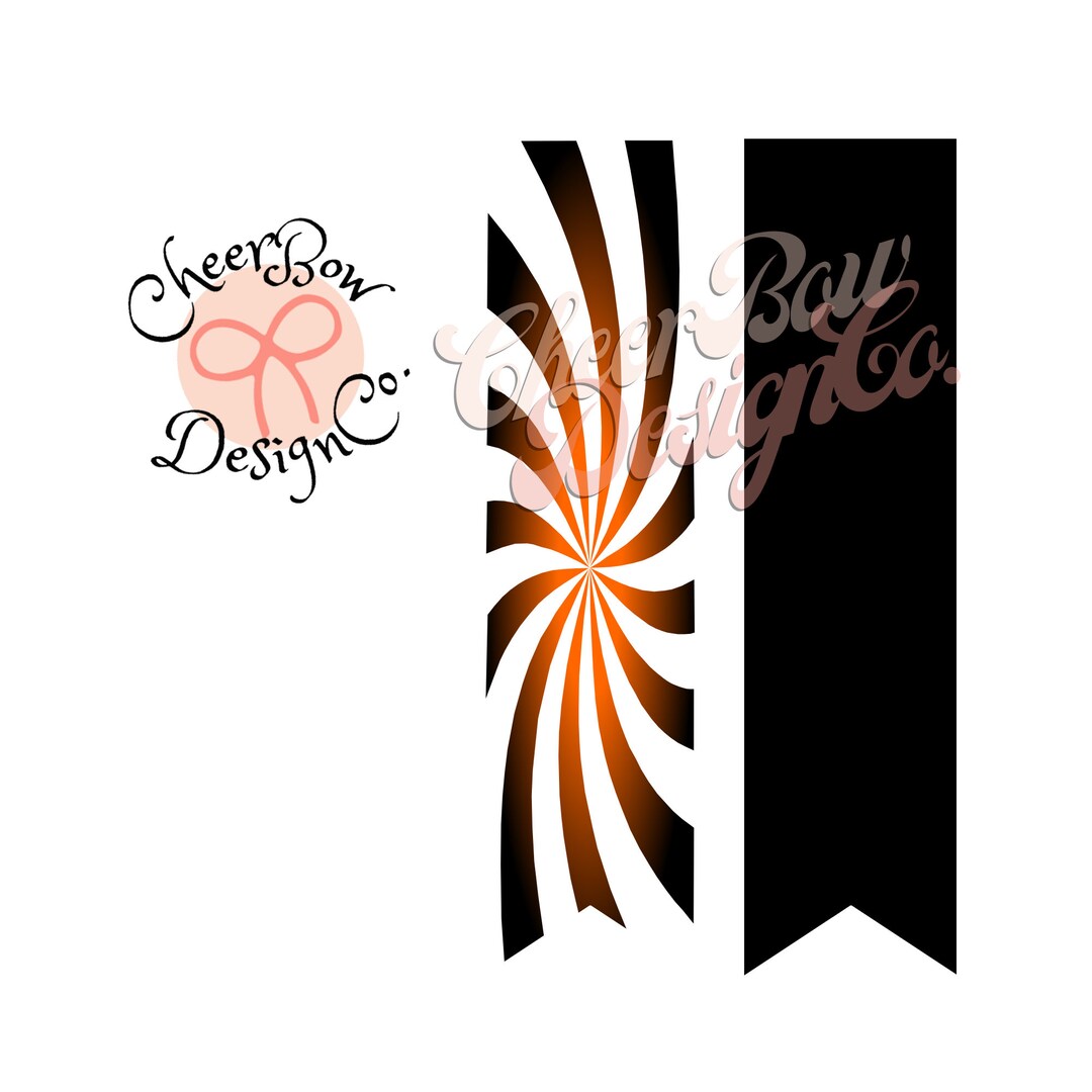 Sublimation Digital Download for Cheer Bow or Hair Bow, Custom Colors ...