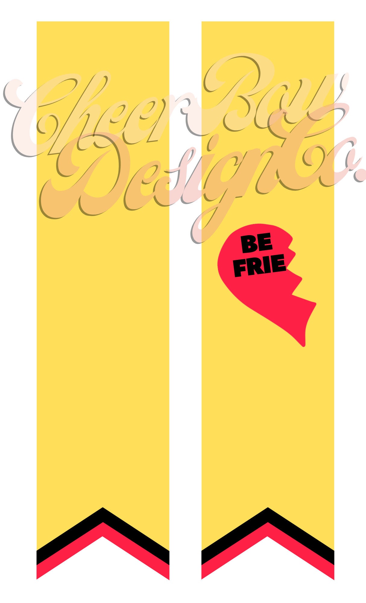 Sublimation Digital Download for 3 Cheer Bow - Etsy