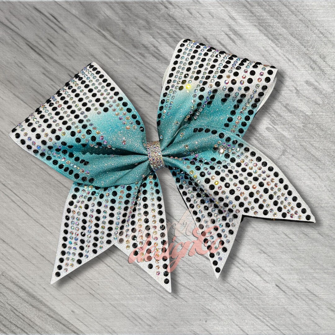 Ascend Cheer Bow, Center Ombre, Sublimated Glitter and Rhinestone ...