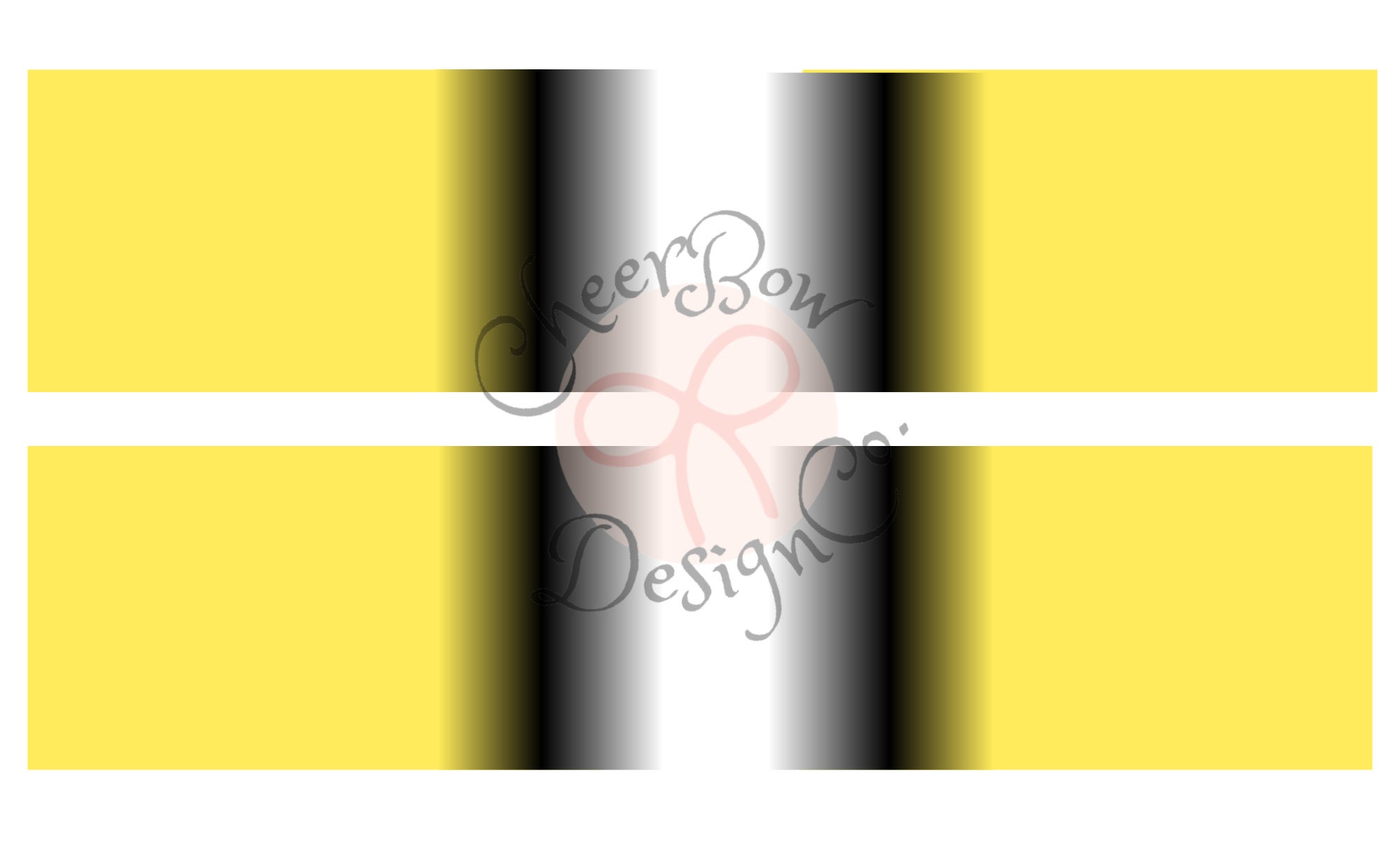 Two Color Center Ombre Sublimation Digital Download for 3" Tailless ...