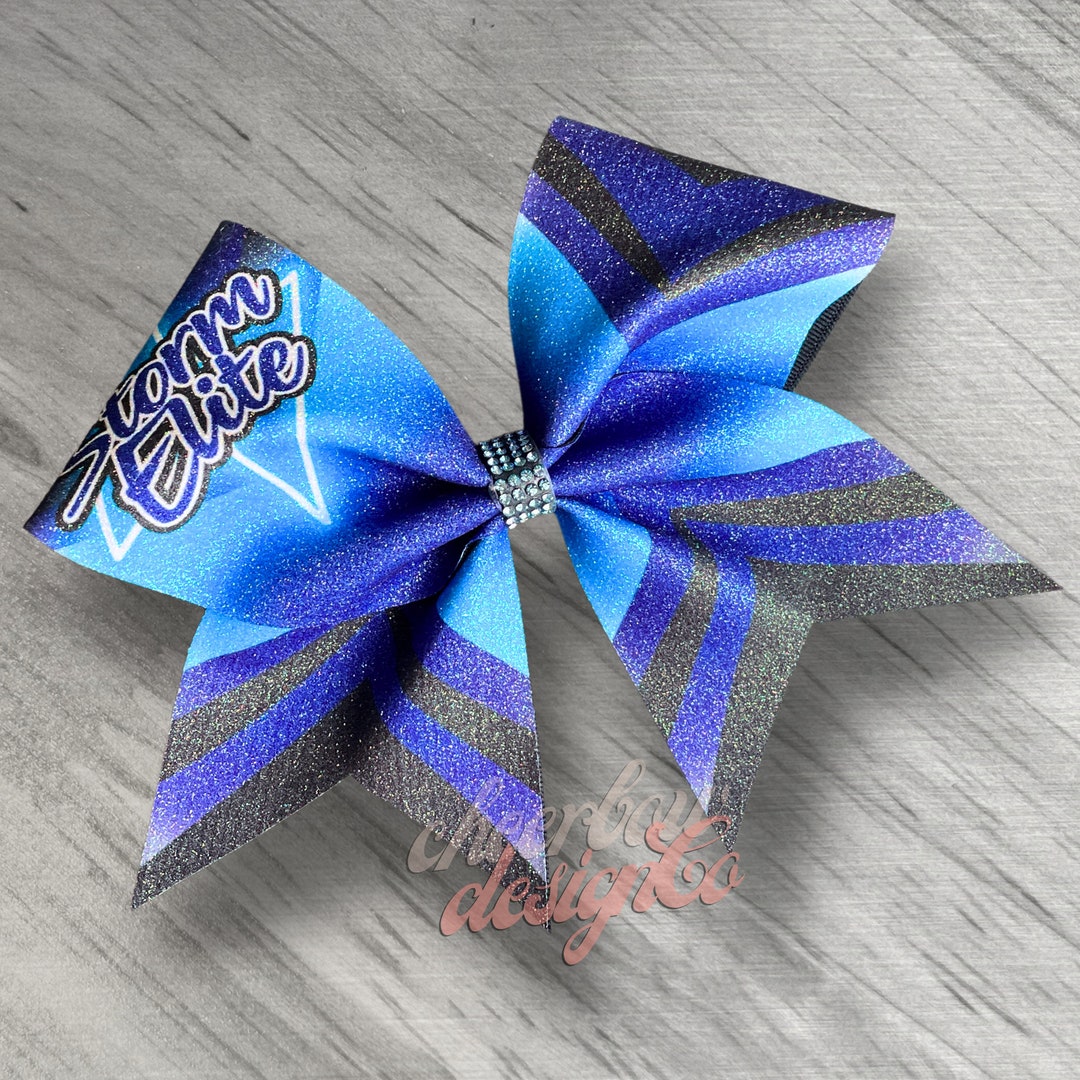 Prestige Cheer Bow, Sublimated Design, Made to Order With Your Team ...