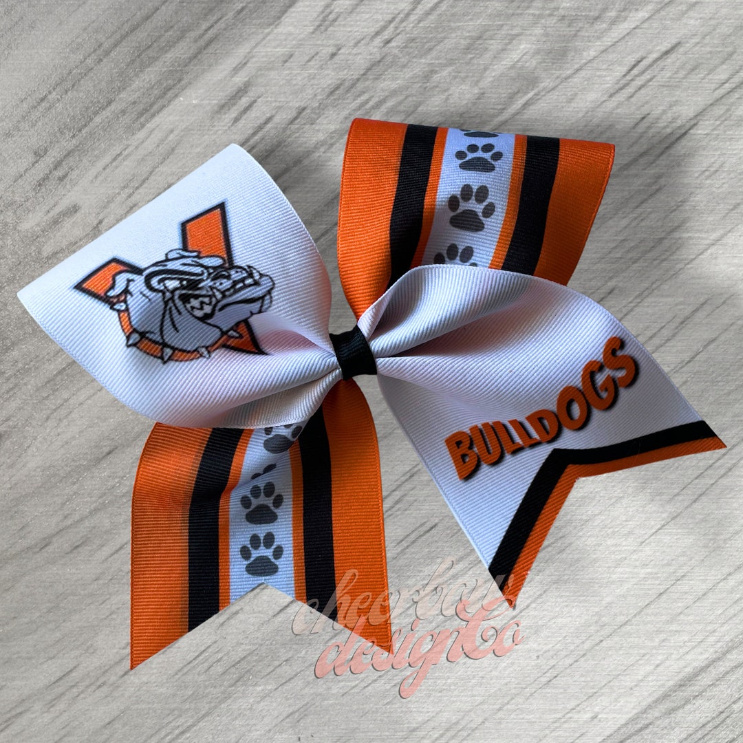 Sublimated Team Bow, Cheer Bow, Softball Bow, Team Mascot Bow, Made to ...