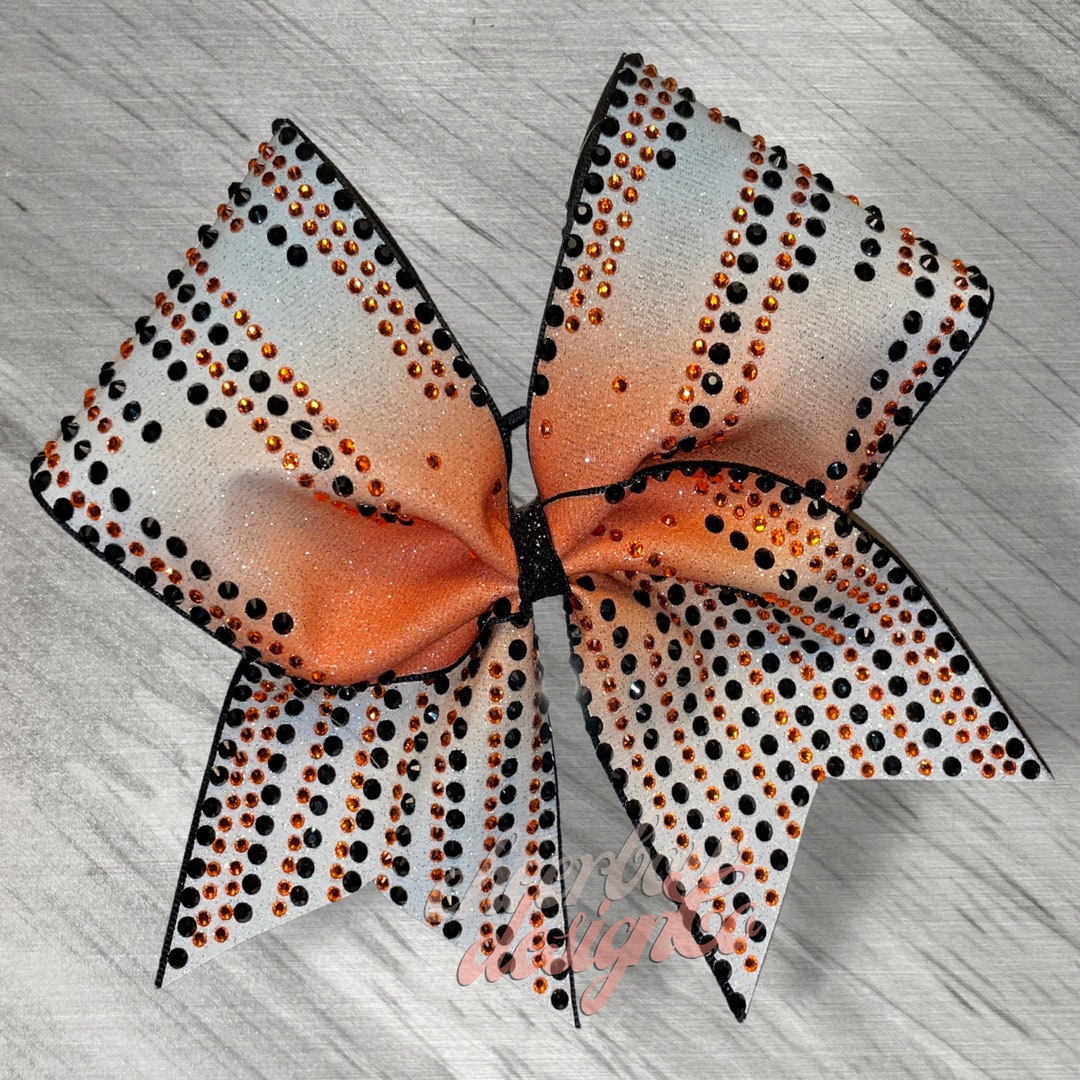 Ascend Cheer Bow, Center Ombre, Sublimated Glitter and Rhinestone ...
