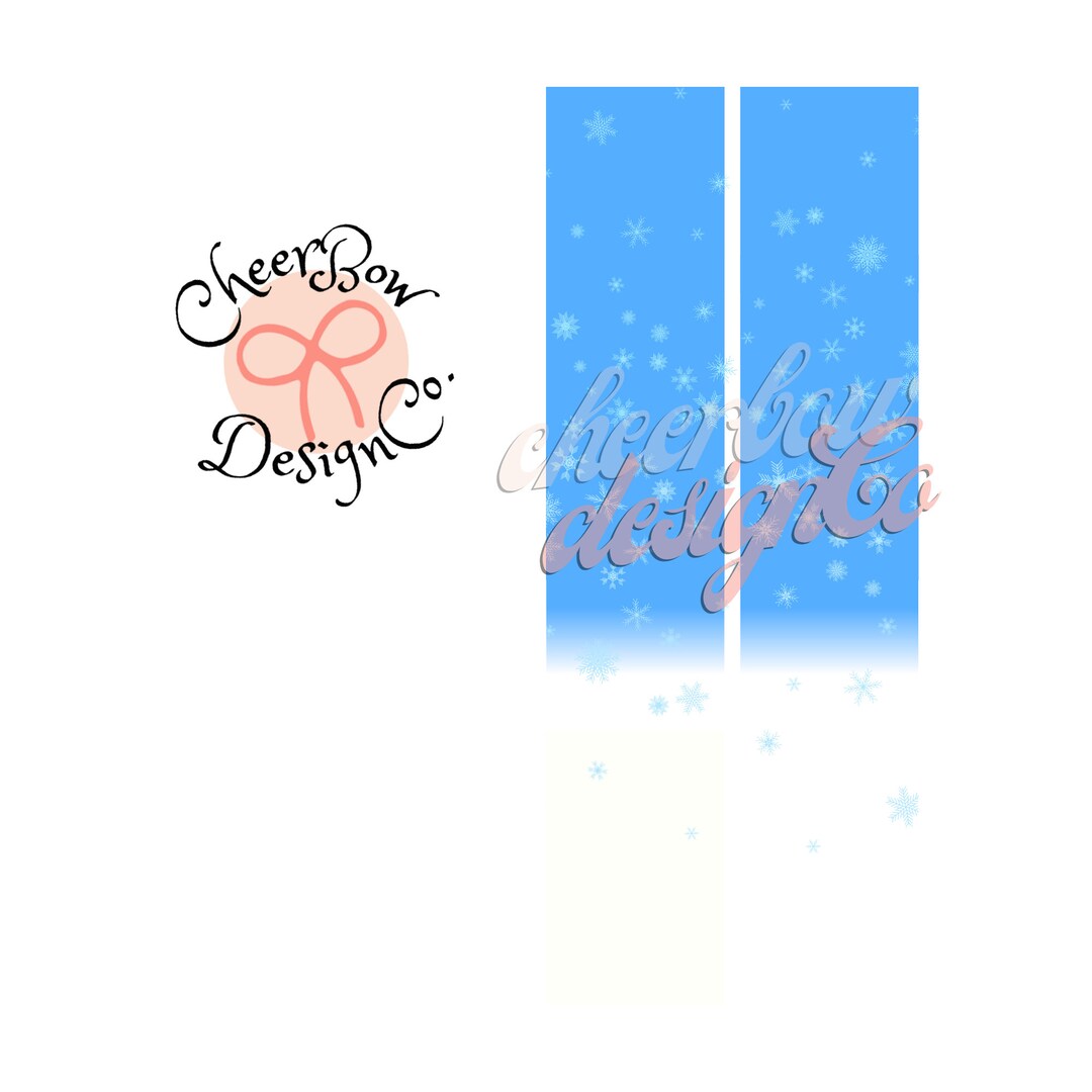 Sublimation Instant Digital Download Snowflake Tail Fade for - Etsy