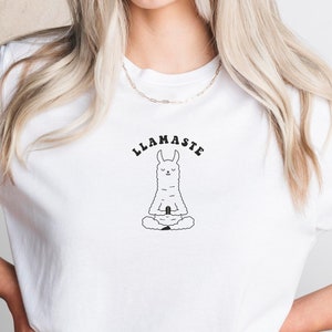 Llamaste SVG, Namaste Svg, Llamaste PNG, Yoga Tshirt Design Svg, Yoga ...