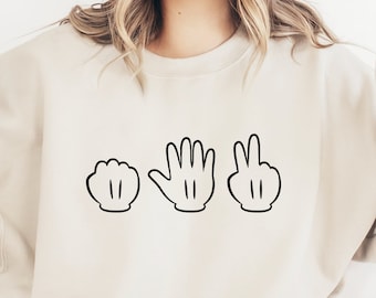 Rock Paper Scissors SVG, Rock Paper Scissors Cut File, Rock Paper ...