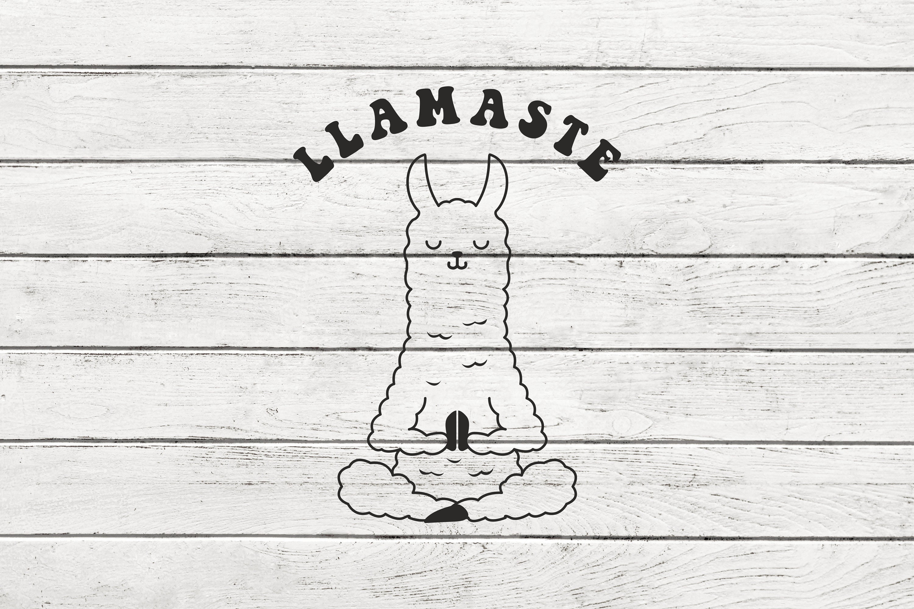 Llamaste SVG, Namaste Svg, Llamaste PNG, Yoga Tshirt Design Svg, Yoga ...