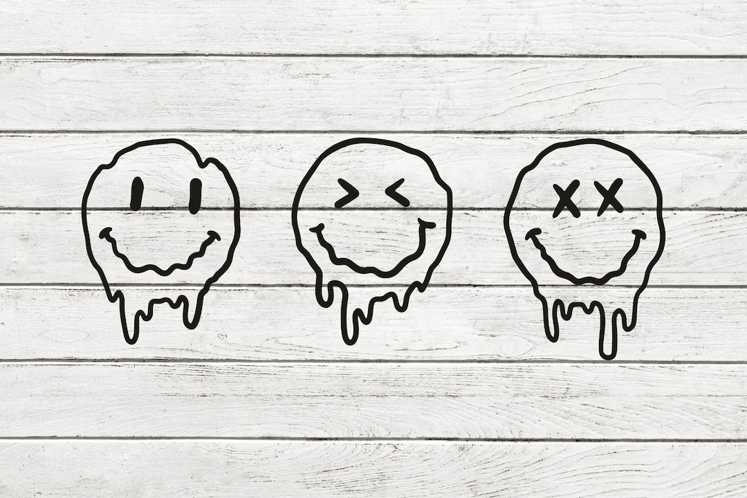 Melting Face Svg, Smiley Face Svg, Face Svg, Boho Png, Trendy Svg ...