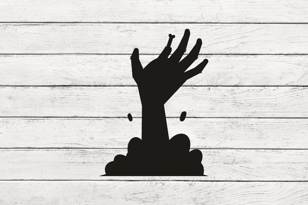 Zombie Hand SVG PNG PDF, Digital Cut File, Commercial Use, Instant ...
