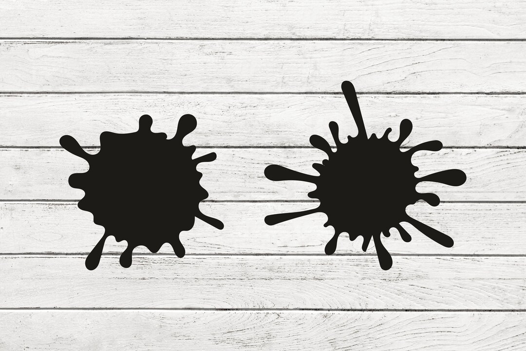 Paint Splatter SVG PNG PDF, Dripping Liquid, Splatter, Ink Splatter ...
