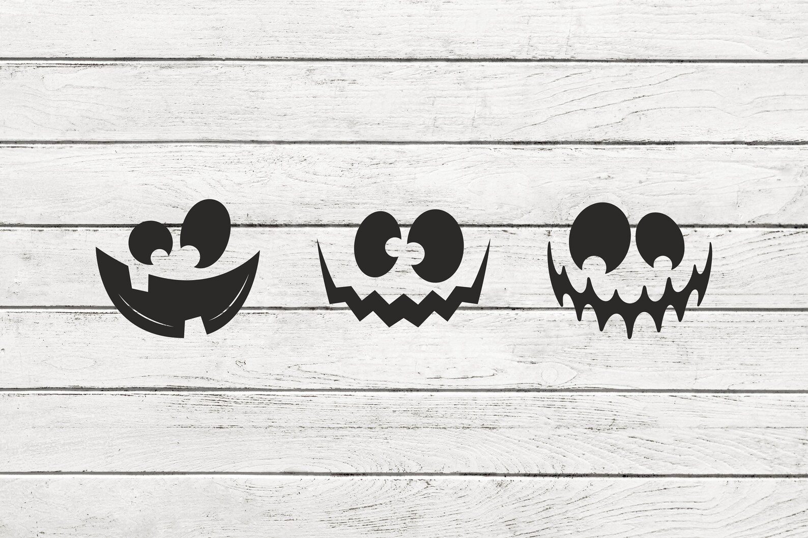 Pumpkin Faces SVG, Pumpkin Faces Silhouette, Halloween Faces SVG ...