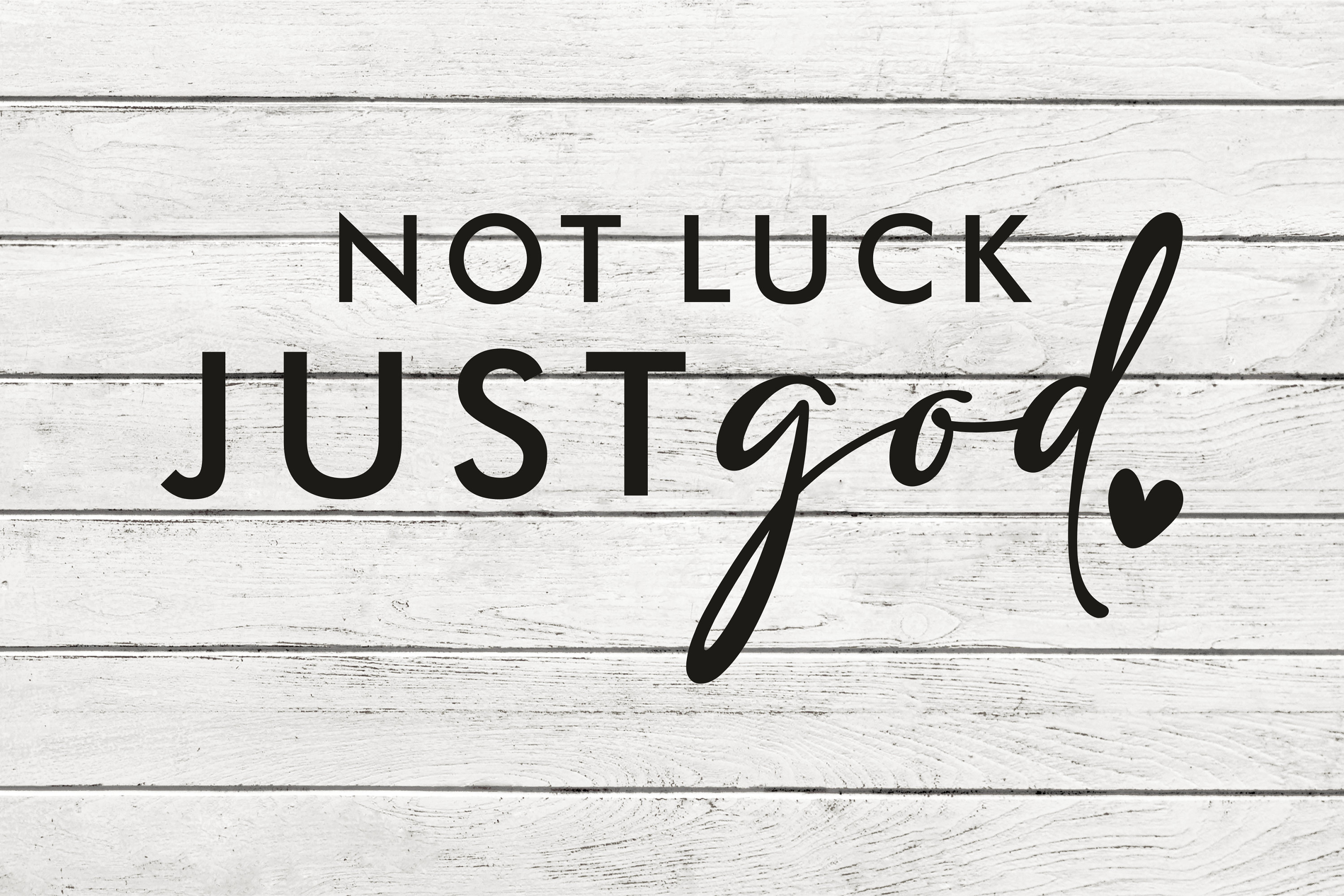 Not Luck Just God SVG PNG Pdf, Faith Svg, Inspired Svg, Jesus Svg ...