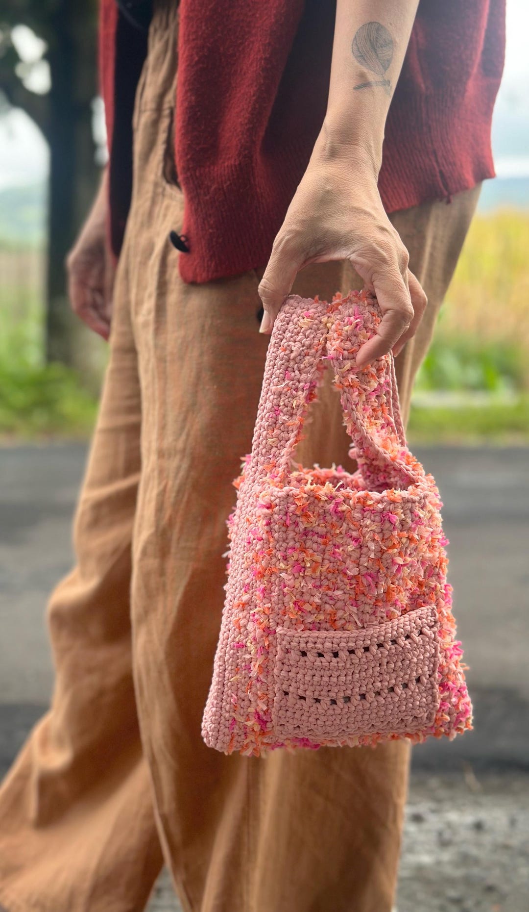 Japanese Mini Bag Crochet Pattern, Beginner Friendly (PDF Download) - Etsy