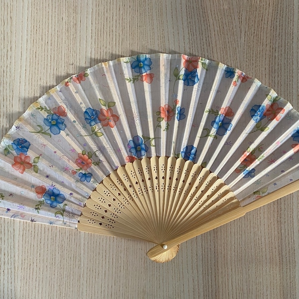 Vintage Hand Fan - Etsy