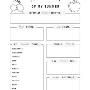 HELLO 5th GRADE Back to School Readiness Workbook - Etsy