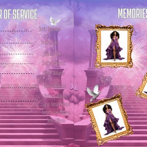 Canva Editable Obituary Design Template - Etsy