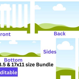 Foam Board Baby Crib Gift Bag Template Bundle 11x8.5 & 17x11 - Etsy