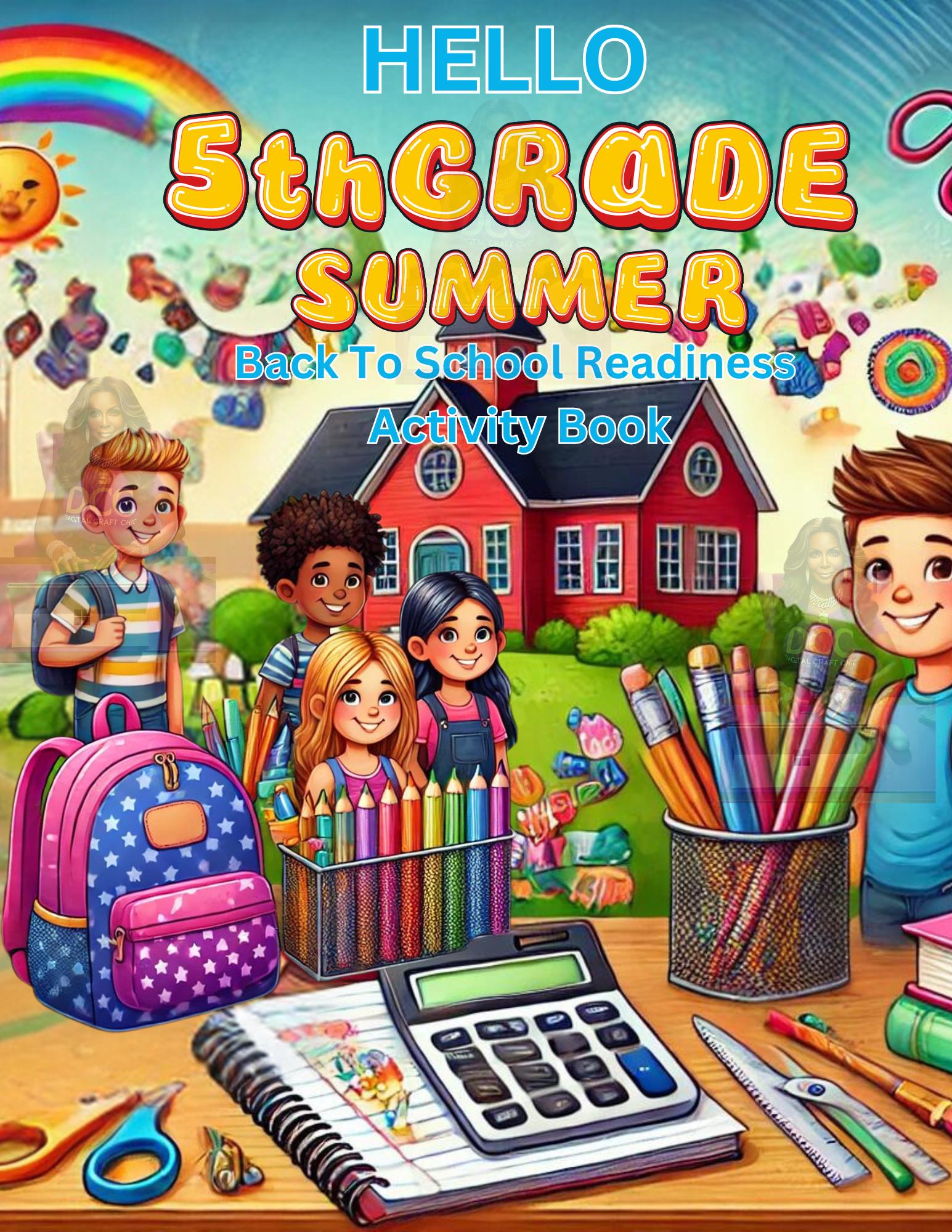 HELLO 5th GRADE Back to School Readiness Workbook - Etsy