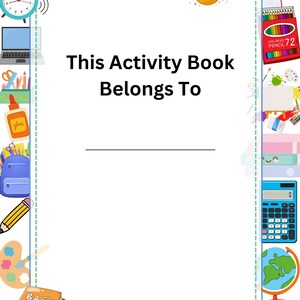HELLO 5th GRADE Back to School Readiness Workbook - Etsy