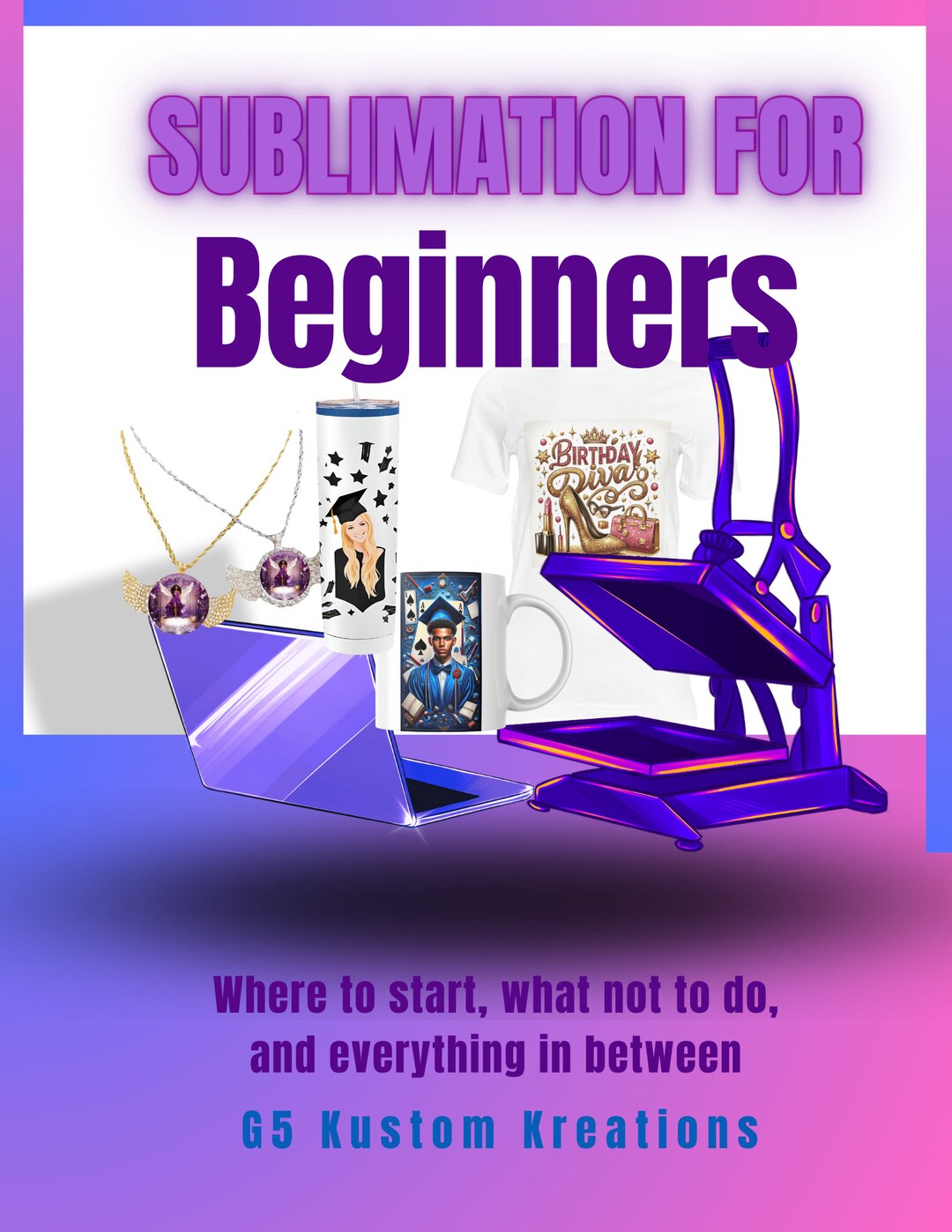 Sublimation for Beginners Ebook - Etsy