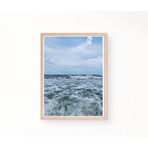 Folly Beach Waves Digital Photography Print - Etsy